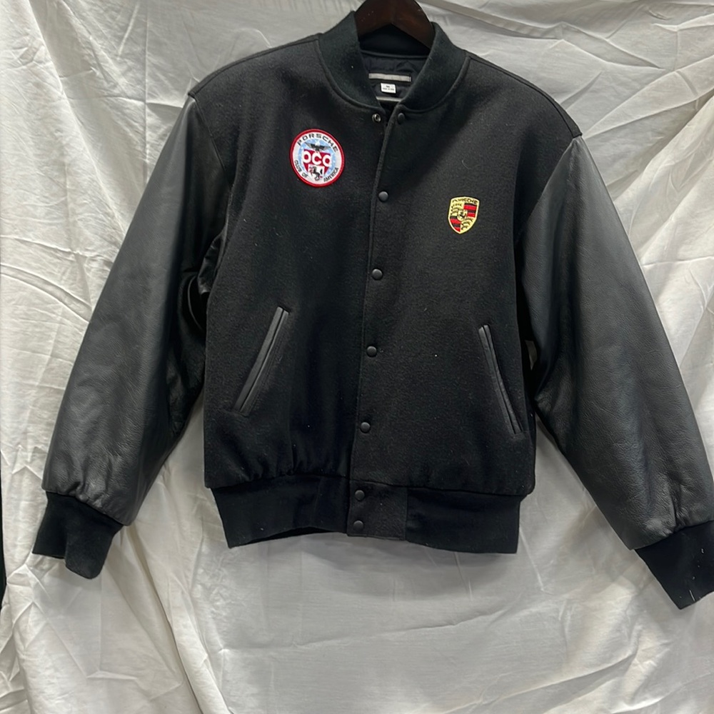 Porsche Bomber Jacket Men’s Medium Porsche Club Of Am… - Gem